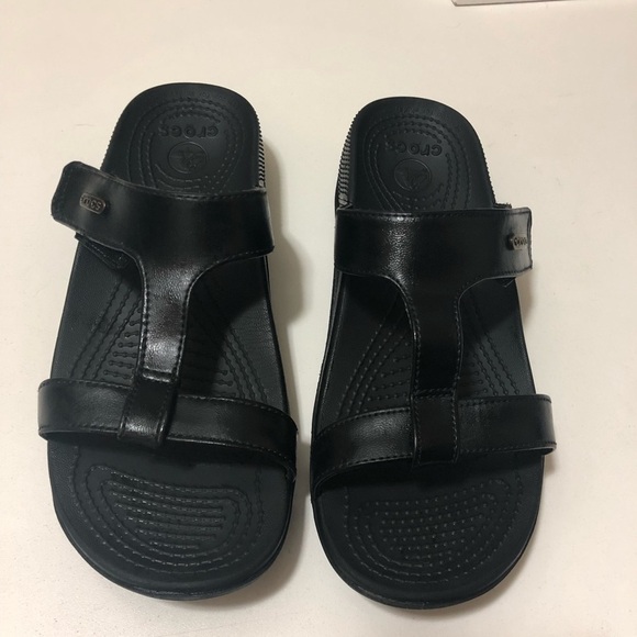 CROCS | Shoes | Crocs High Quality With Leather | Poshmark